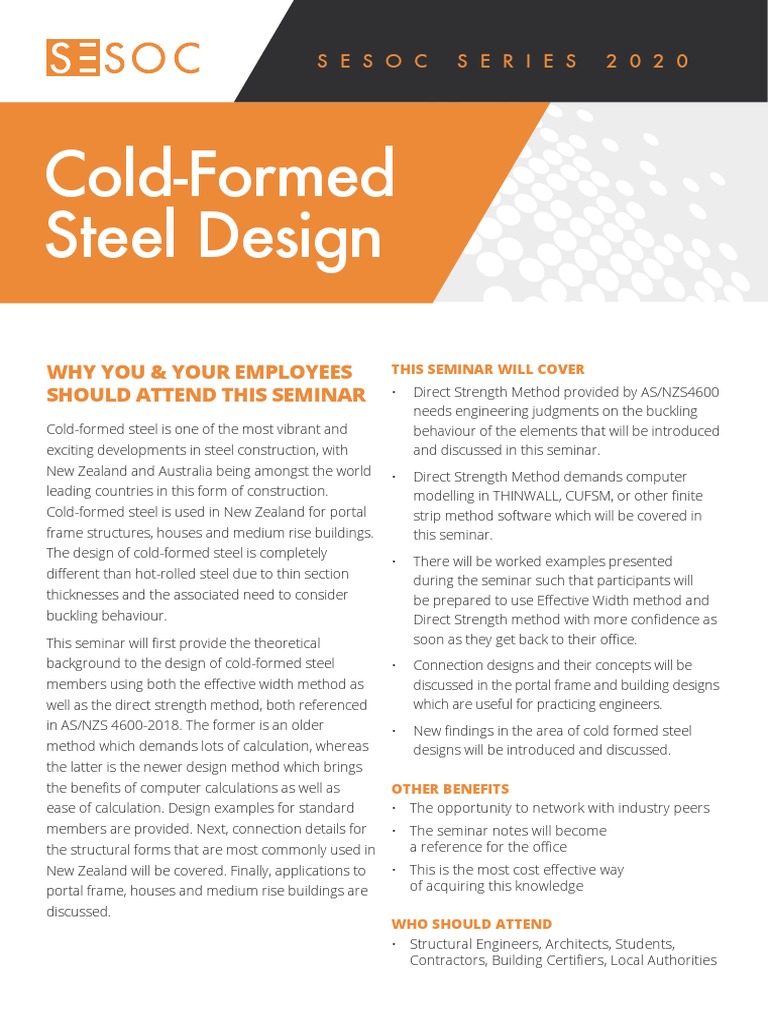 SESOC CFSD Seminar Brochure | PDF | Payments | Economic Sectors