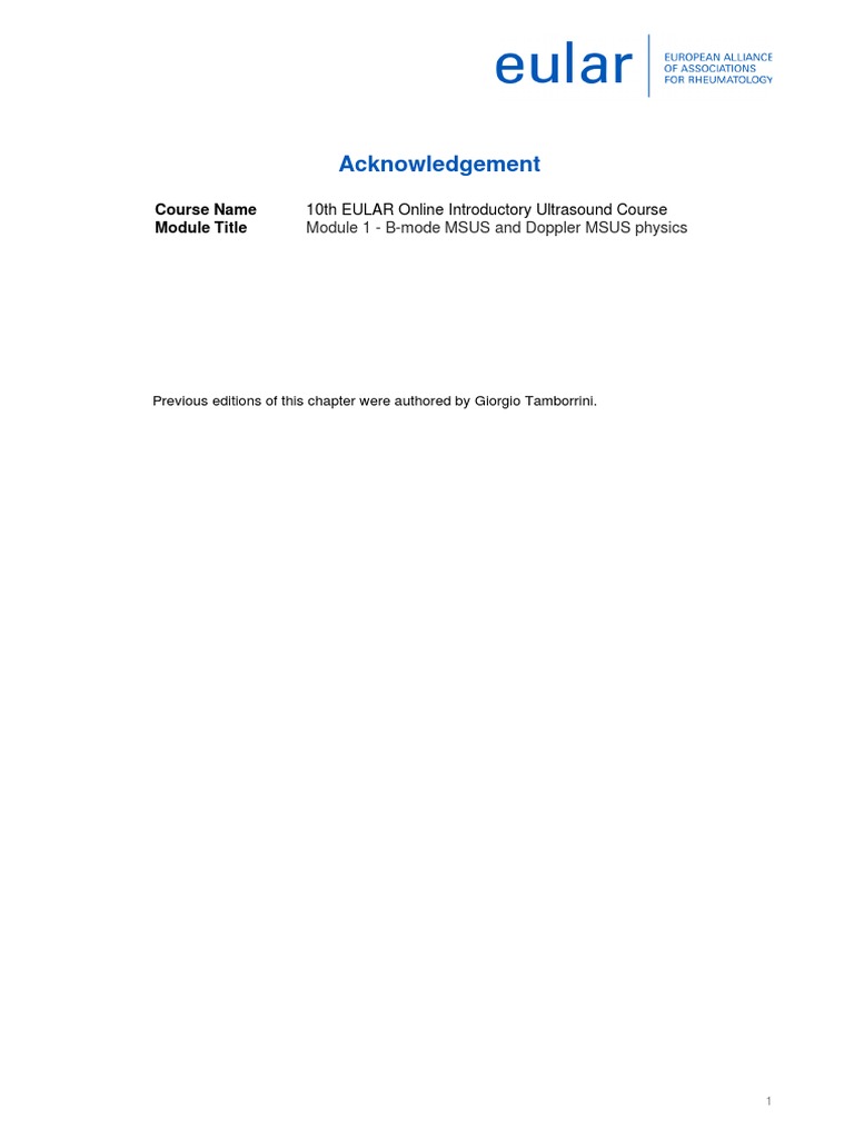 Acknowledgement: Course Name Module Title | PDF | Social Science