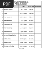 Team Building 2019 Program Flow | PDF