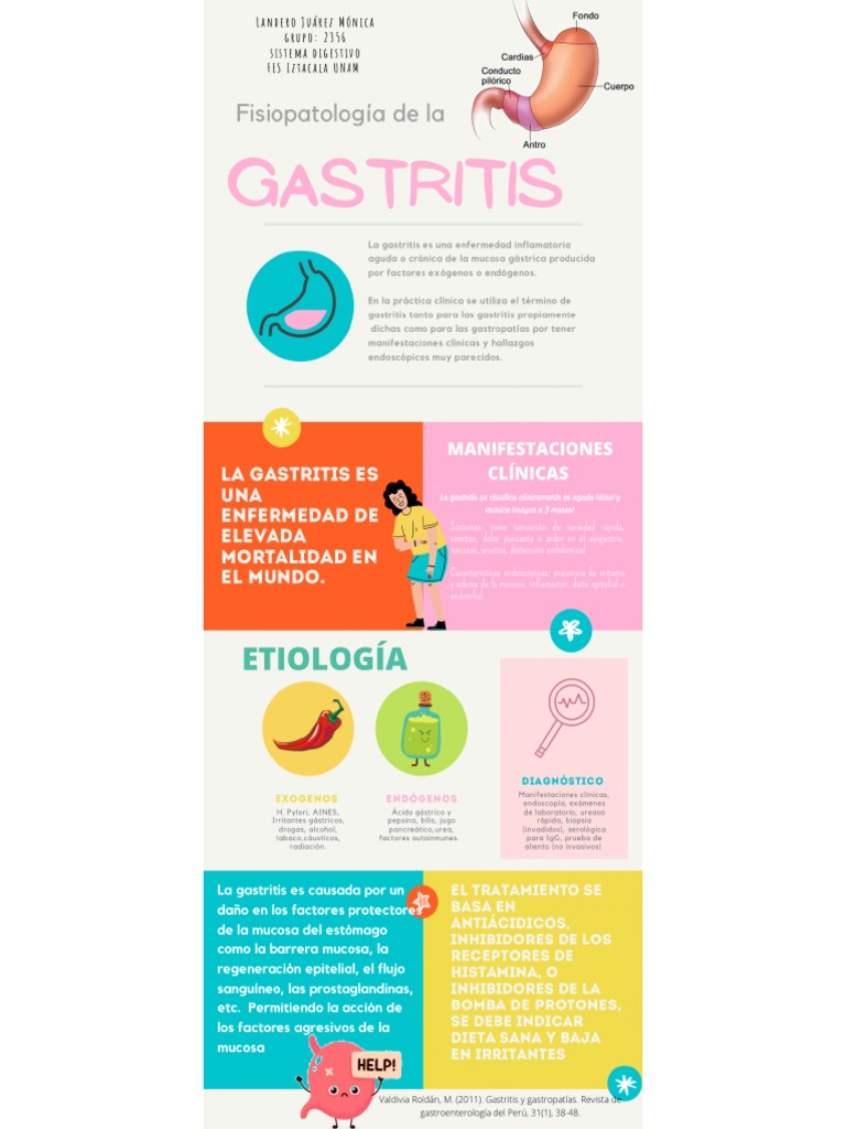 Infografía Gastritis | PDF