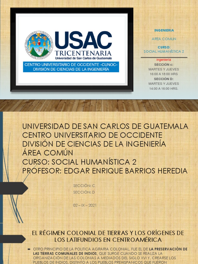 El régimen colonial de tierras y los orígenes de los latifundios en ...