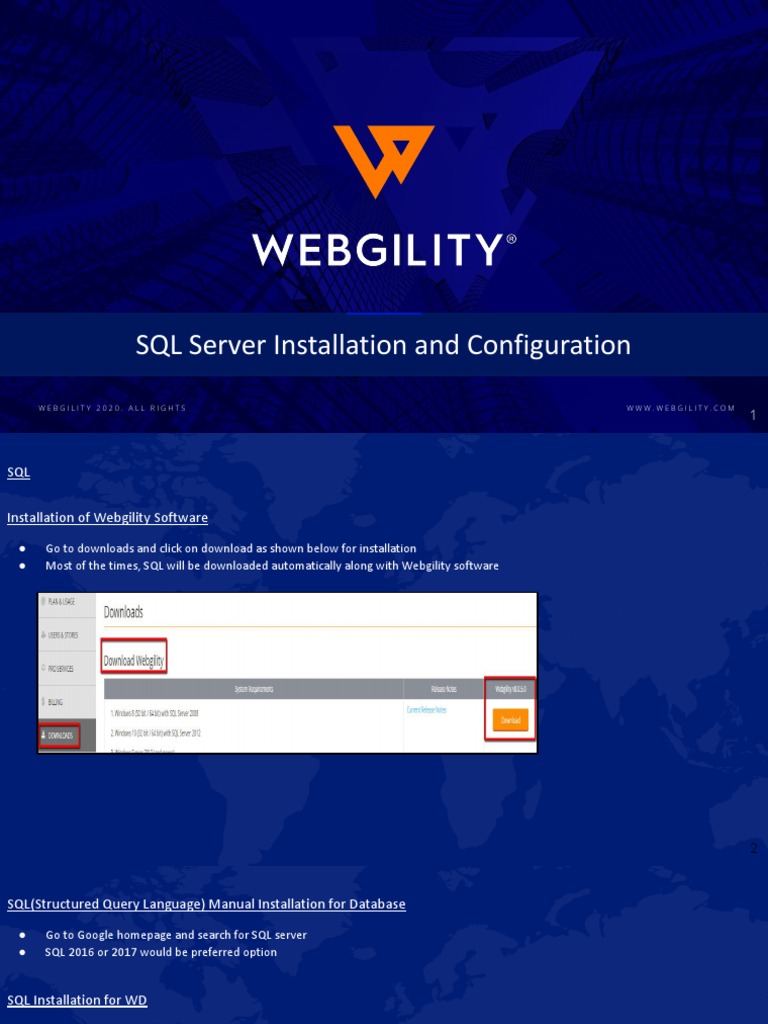 SQL Server Installation and Configuration | PDF | Microsoft Sql Server ...