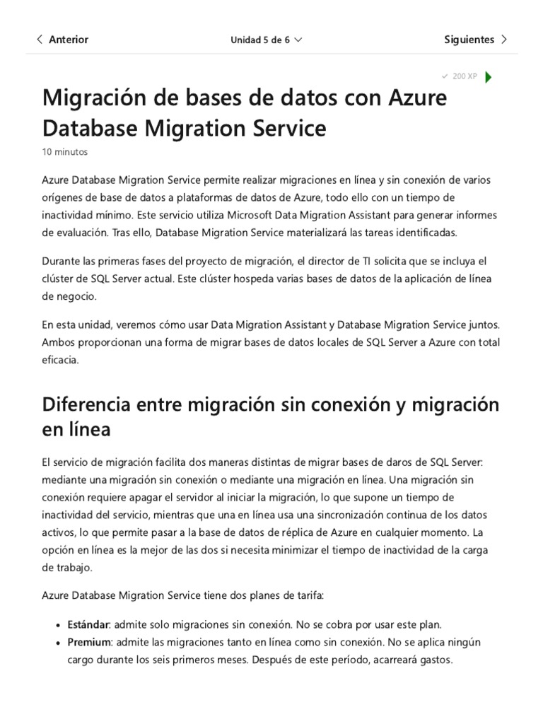 Migración de Bases de Datos Con Azure Database Migration Service ...
