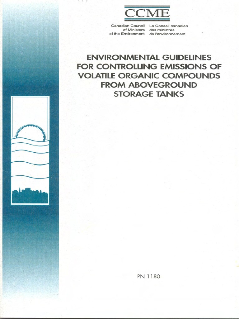 CCME-PN-1180 - Environmental Guidelines For Controlling Emissions of ...