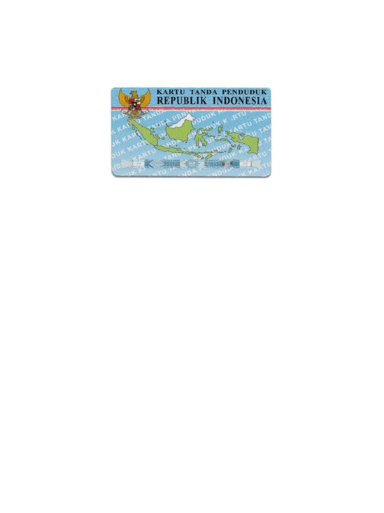 !template Fotocopy KTP | PDF