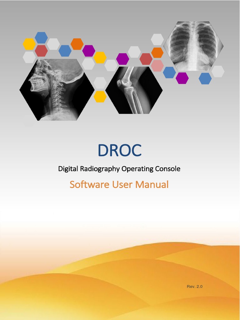 DROC Software User Manual R2 0 | PDF | Radiography | Radiation Protection