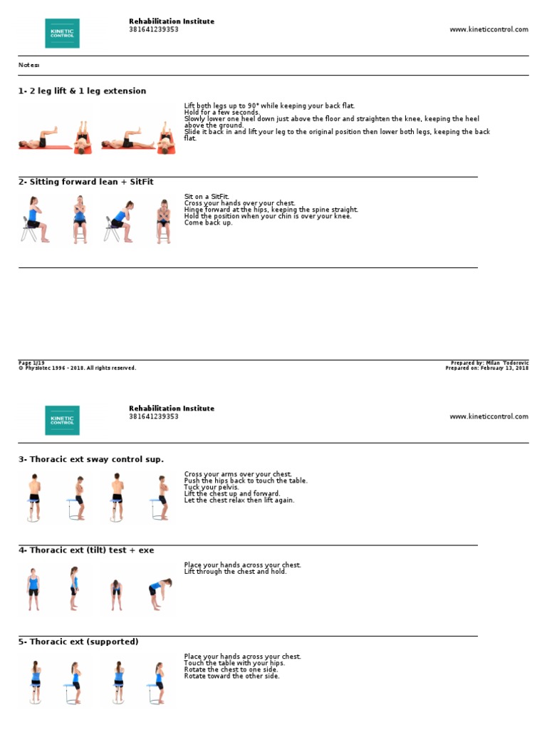 Lumbo-Pelvic Extension Control | Download Free PDF | Anatomical Terms ...