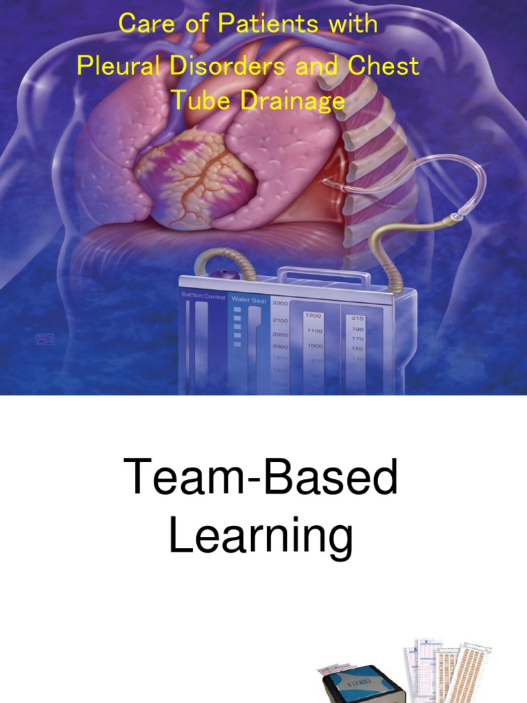 Care of Patient With Chest-Tube Drainage | PDF | Thorax | Pulmonology