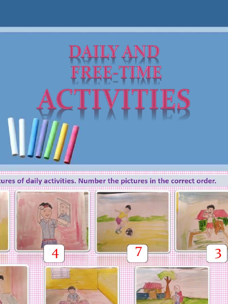 Daily Routine Fun Activities | PDF | Lunch