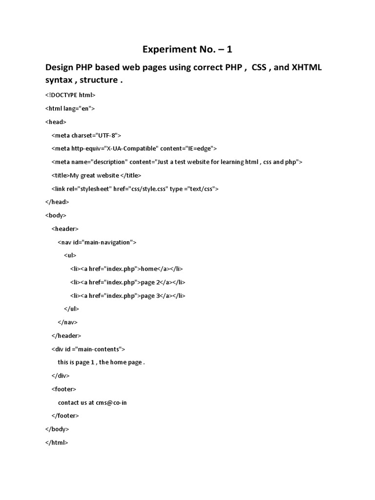PHP Practical | PDF | Word Press | Http Cookie