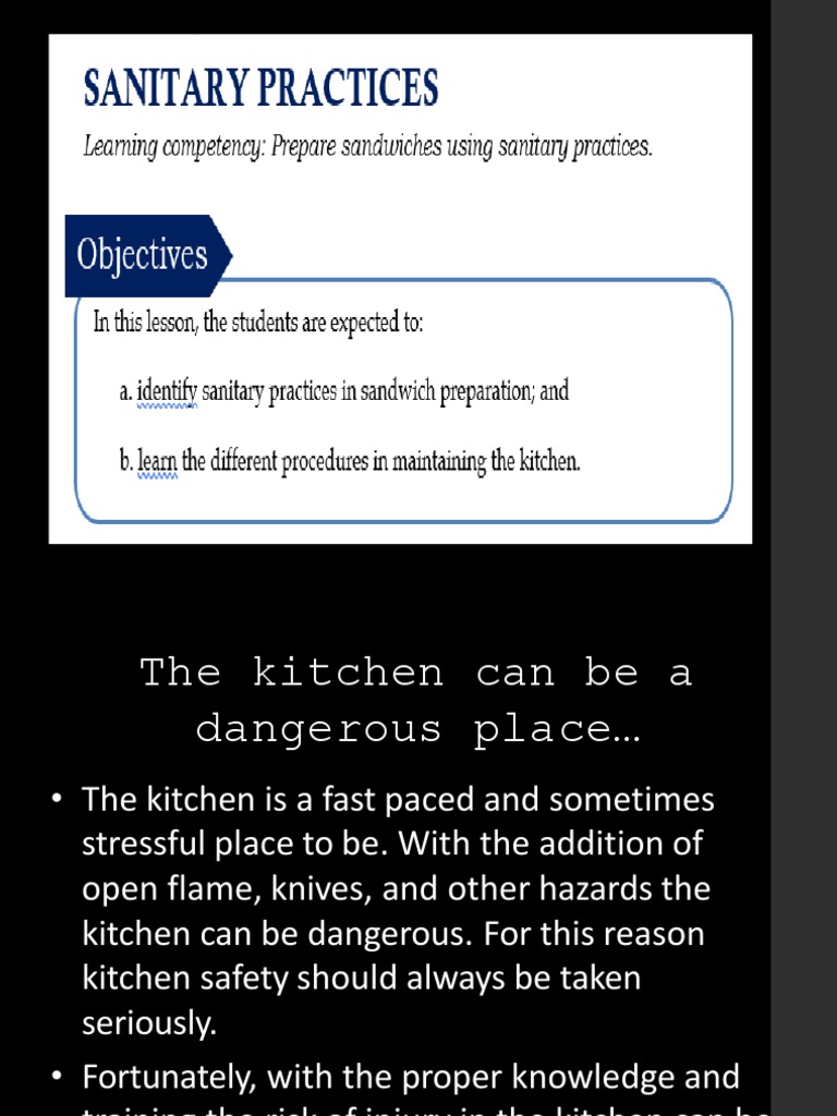 Kitchen Safety | PDF