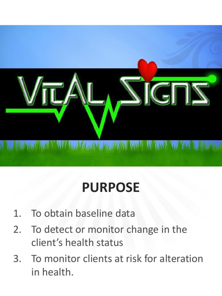 3 HA The Vital Signs | PDF | Blood Pressure | Breathing