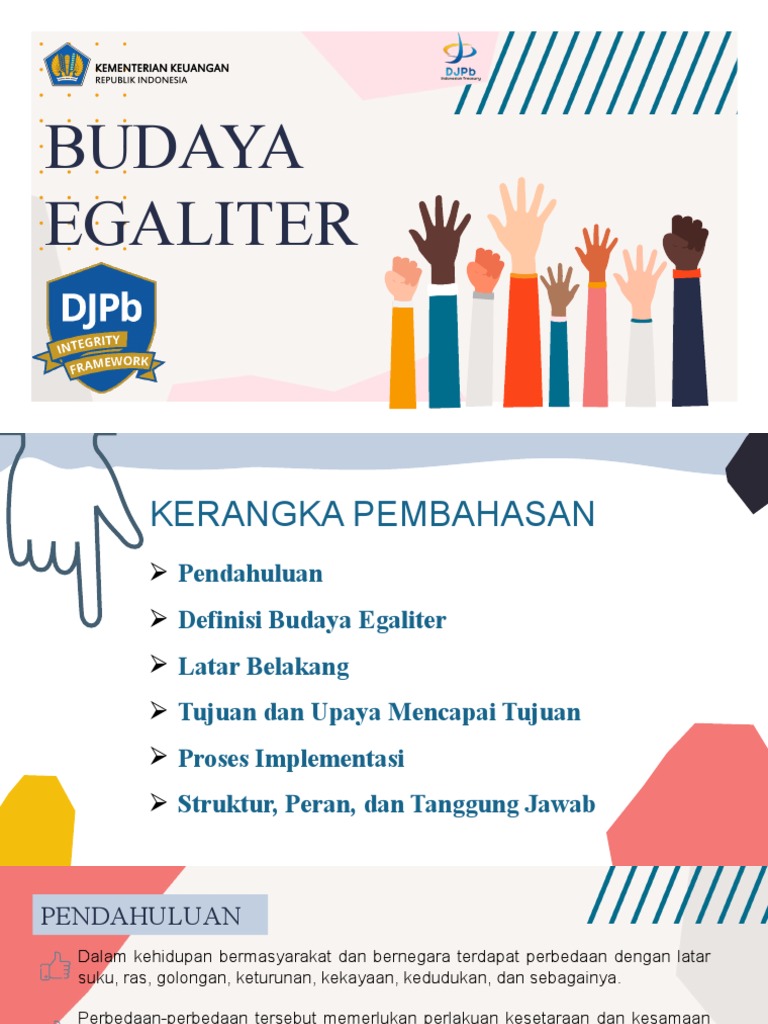 Budaya Egaliter di DJPb | PDF