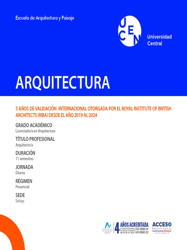 Arquitectura Ucen | PDF | Diseño