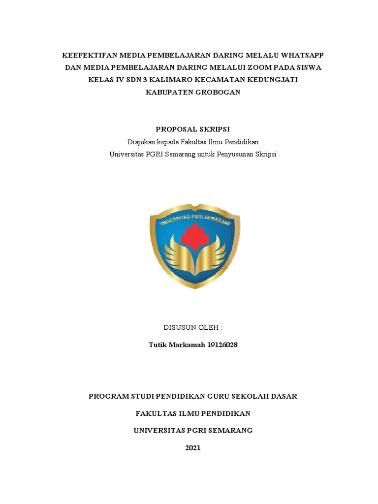 Revisi Proposal Skripsi Tutik Markamah 19126028 (RPL) | PDF