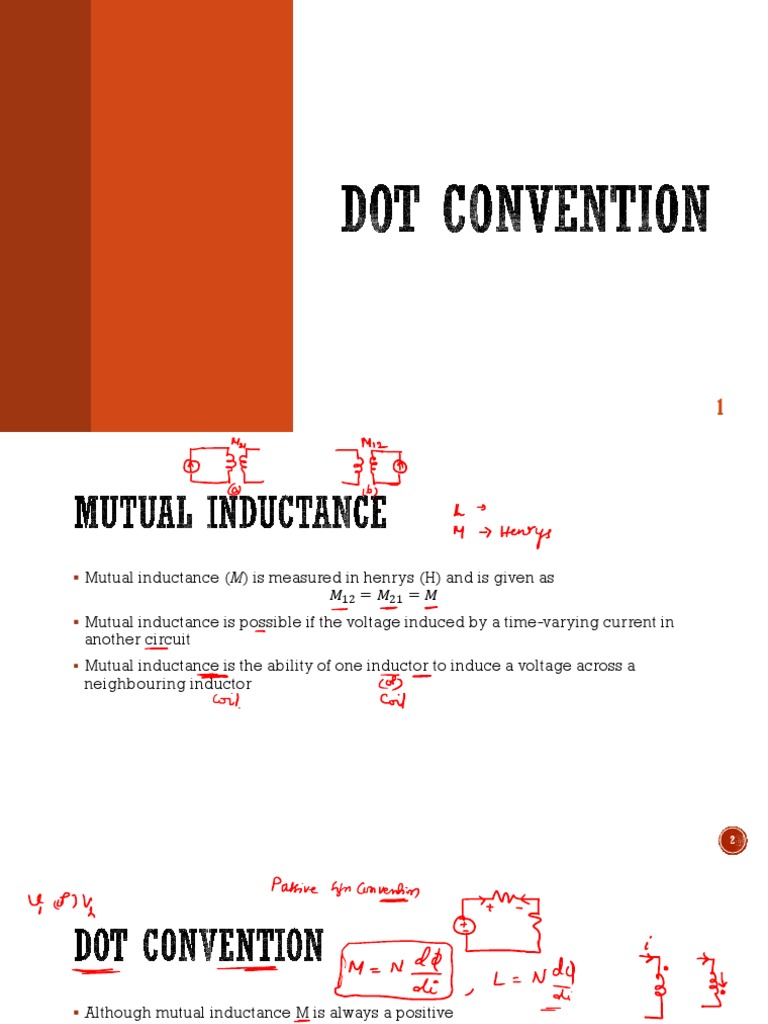 Dot Convention 1 | PDF