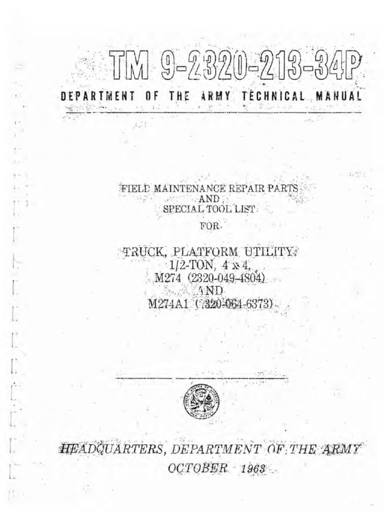 TM - 9 2320 213 34P | PDF