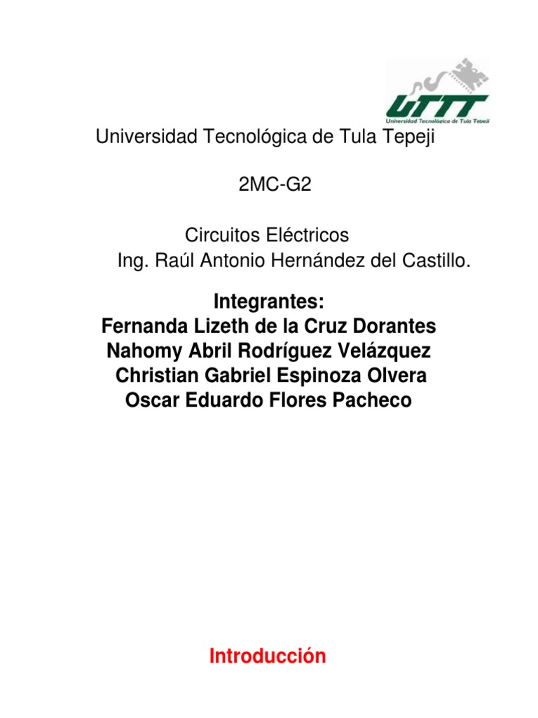 Informe Práctica de Mallas | PDF | Resistencia Eléctrica y Conductancia | voltaje