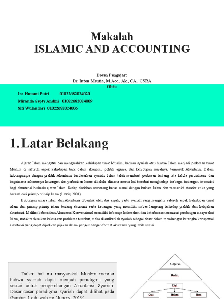Islamic Accounting | PDF