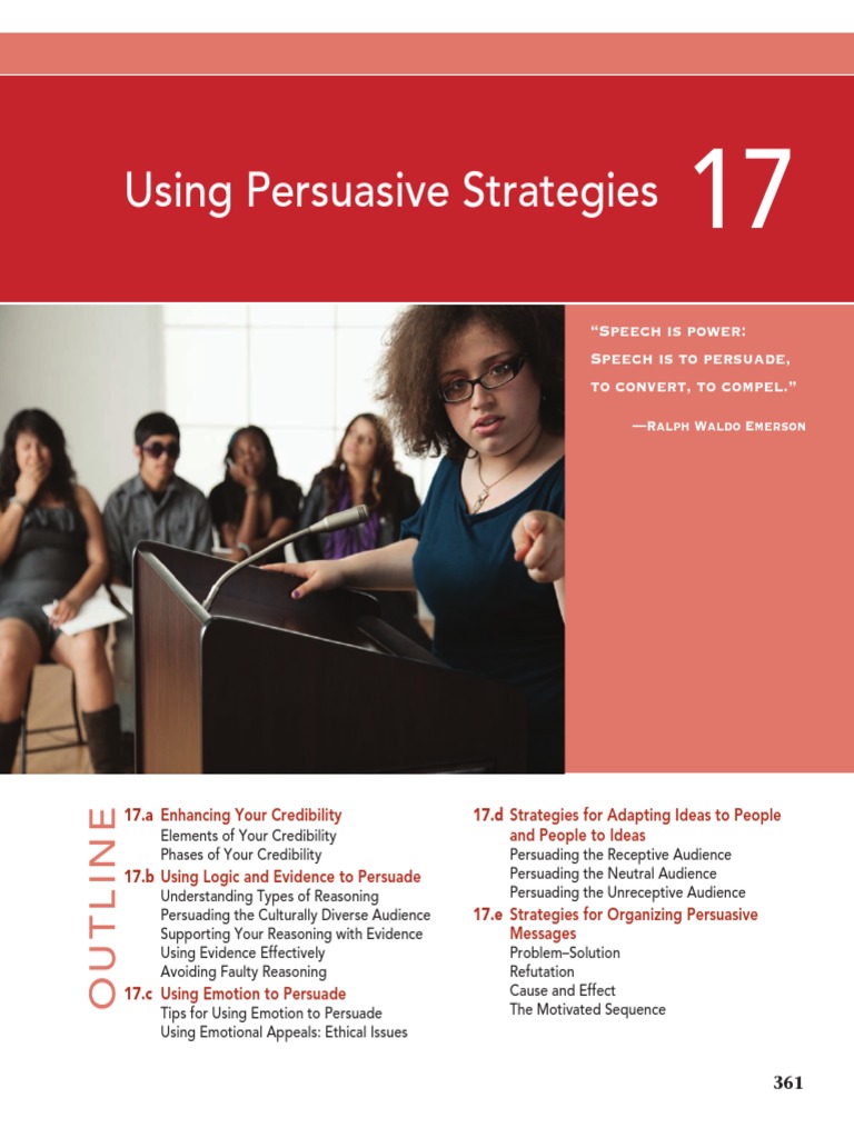 Reading Material Persuasive Strategies | PDF | Public Speaking ...
