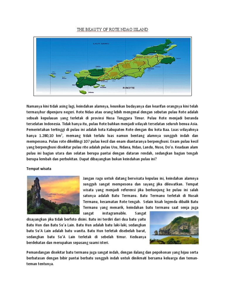 Rote Ndao The Beautiful Island | PDF | Ilmu Sosial