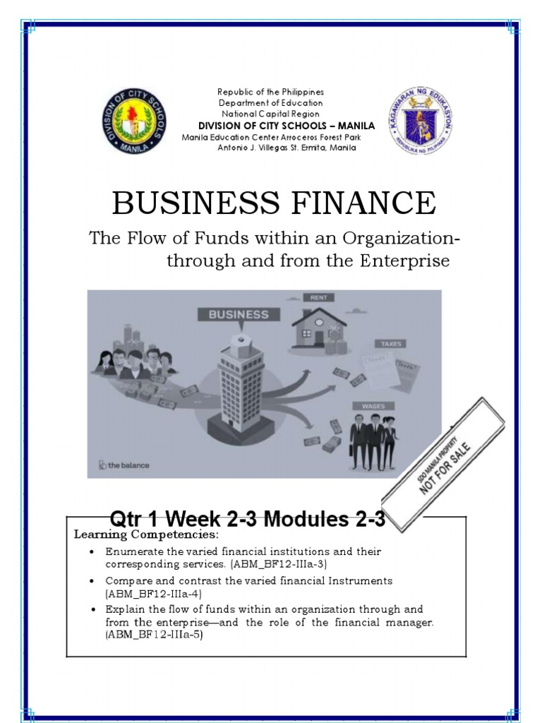 Flow of Funds in Business Finance Module | PDF | Stocks | Equity (Finance)