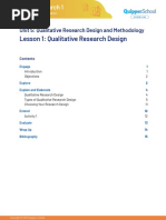 PR1 Notes Chapter 1 | PDF | Qualitative Research | Ethnography