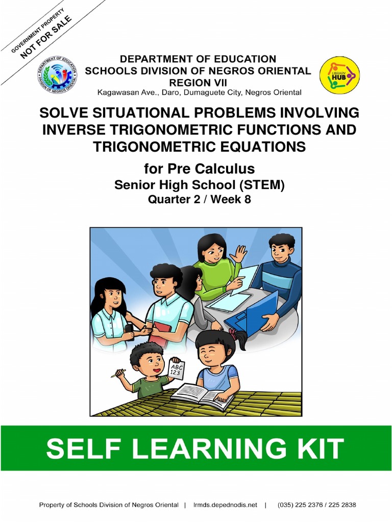 Math 11 PreCal STEM Q2-Week 8 | PDF | Trigonometry | Sine