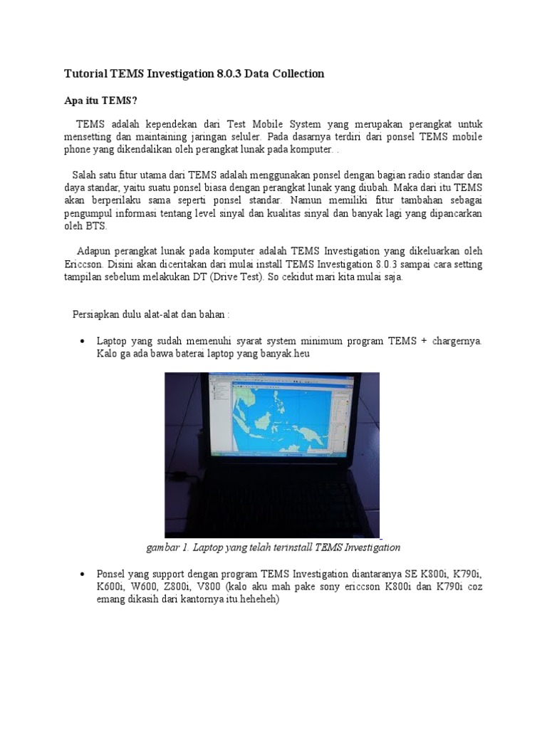 Tutorial TEMS Investigation 8 | PDF