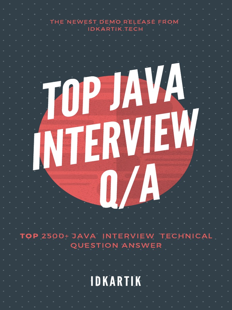 Top Java Interview Qa Pdf Method Computer Programming 0596