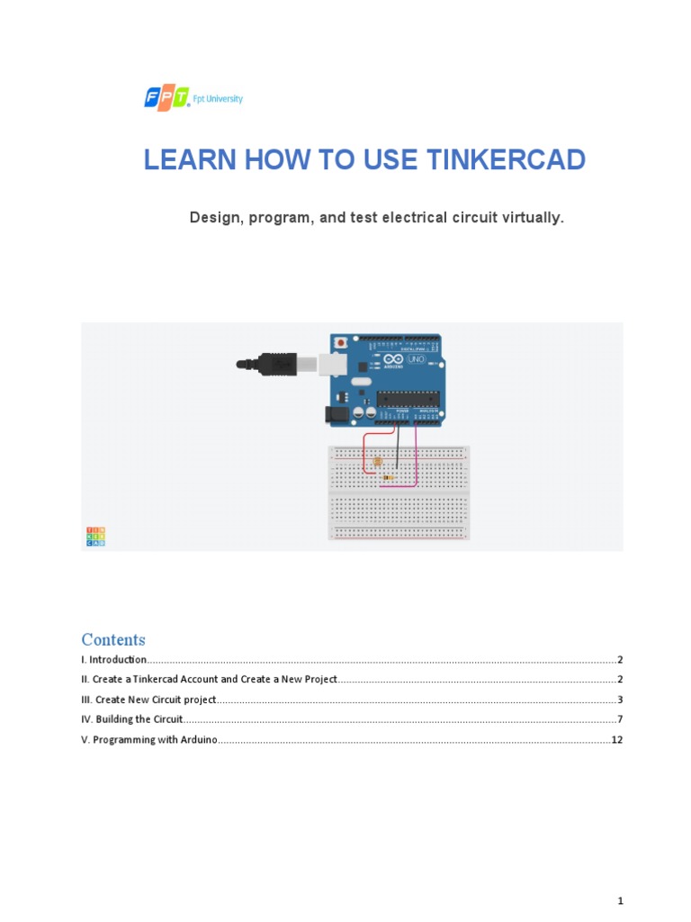 3c - Tinkercad Arduino Simulator Tutorial | PDF | 3 D Computer Graphics ...