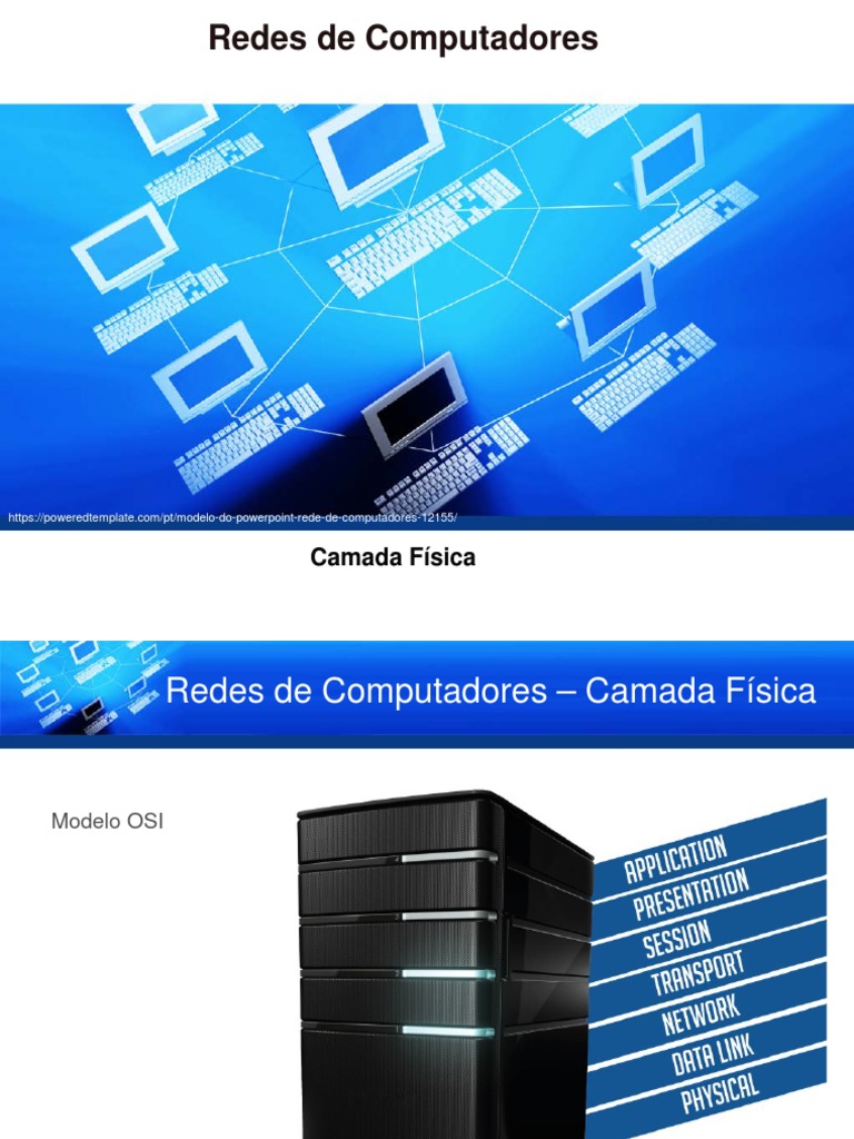 Redes de Computadores - Camada Física | PDF | Rede de computadores ...