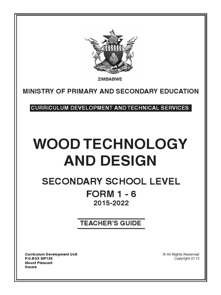 Wood Technology and Design Forms 1-6 | PDF | Curriculum | Educational ...