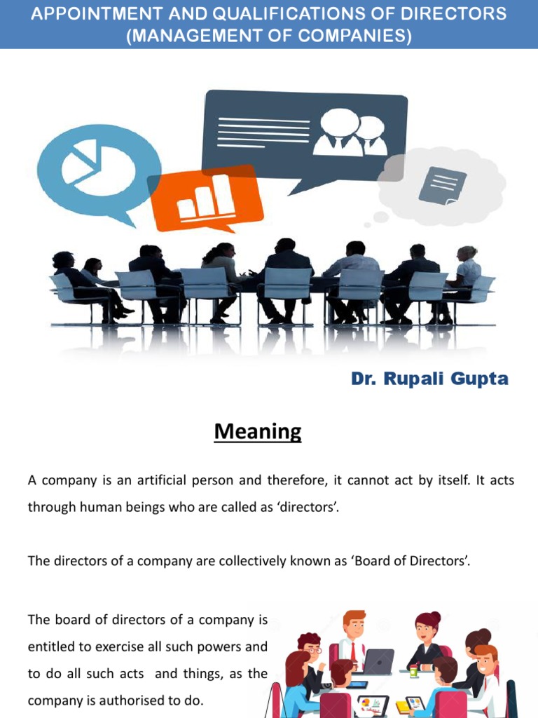 Appointment and Qualifications of Directors | PDF | Board Of Directors ...
