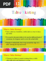 10 Basic Table Skirting Designs | PDF | Grilling | Cooking