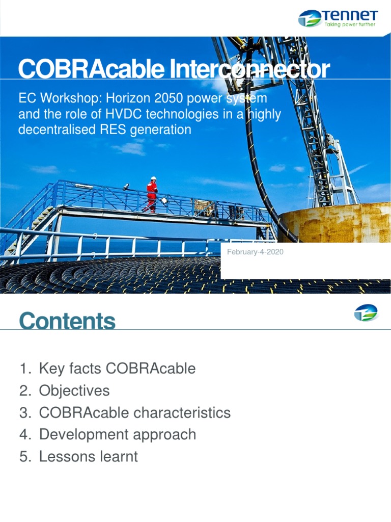 HVDC Cobracable - Interconnector | PDF
