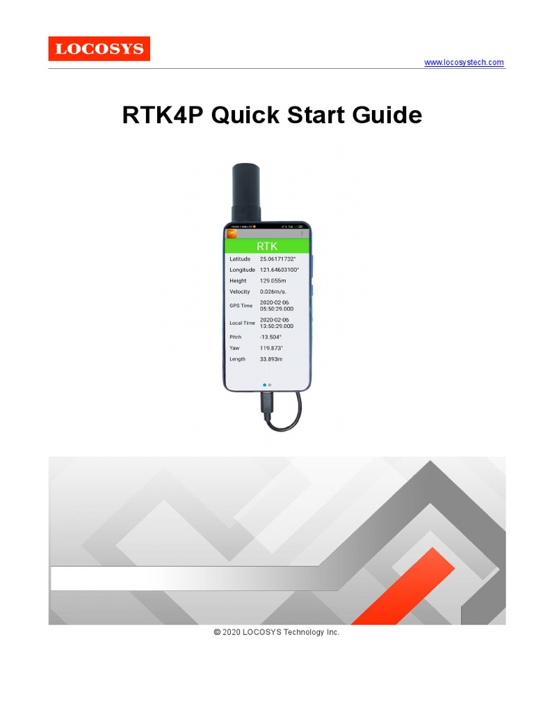 RTK-4P Quick Start Guide | PDF | Business | Technology & Engineering