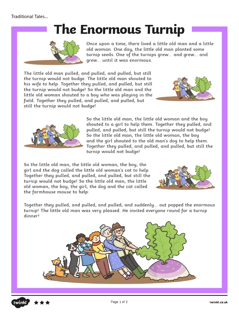 T L 51730 The Enormous Turnip Traditional Tales Differentiated Reading ...