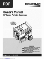 GENERAC 5000 Watt Generator | PDF | Motor Oil | Mains Electricity