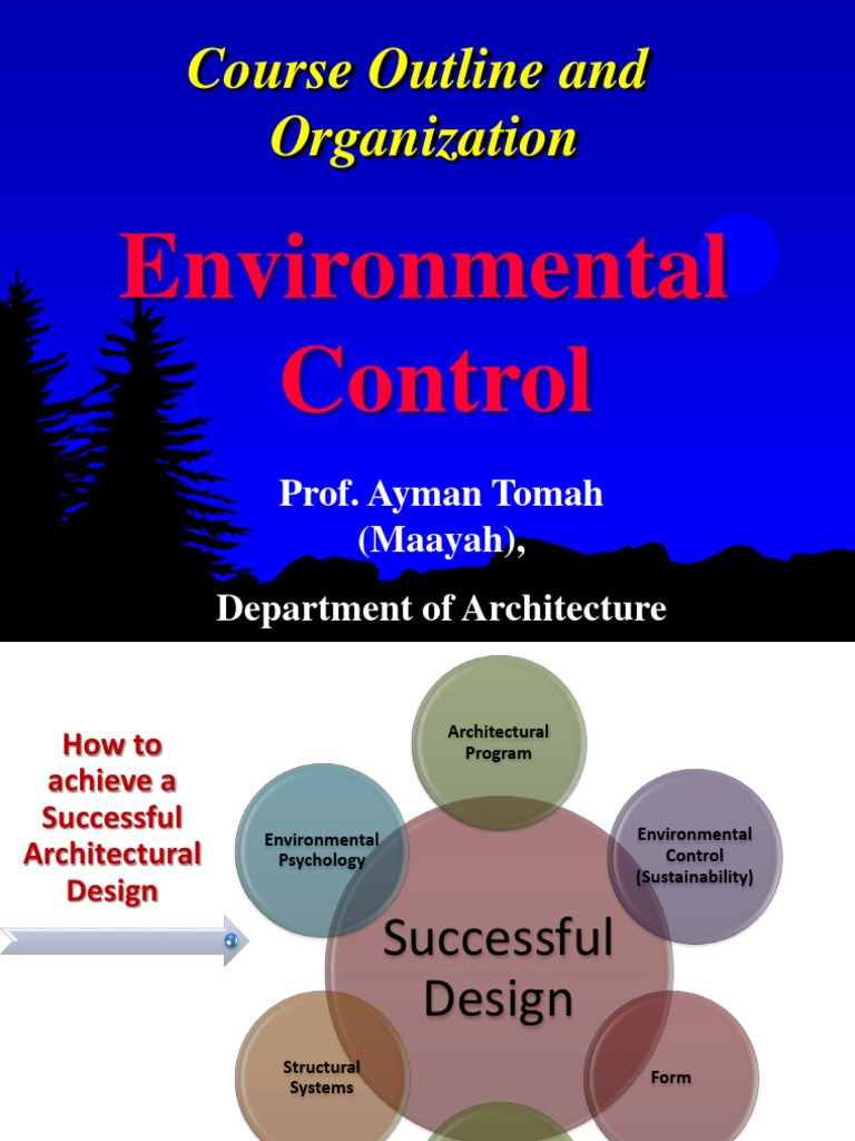 Environmental Control in Architecture Course | PDF | Design
