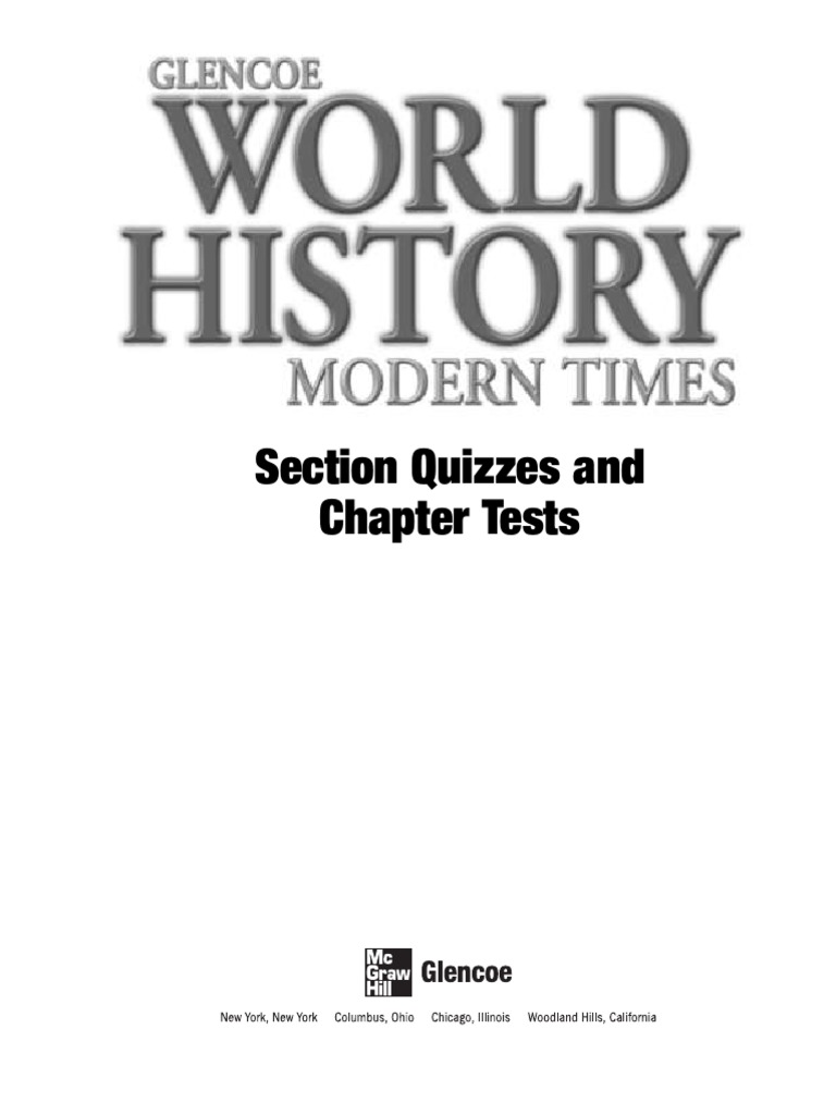 World History - Modern Times | PDF | Quiz | Paleolithic