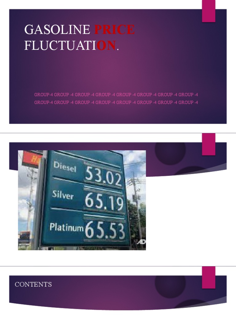 Gas Fluctuation | PDF | Petroleum | Gasoline