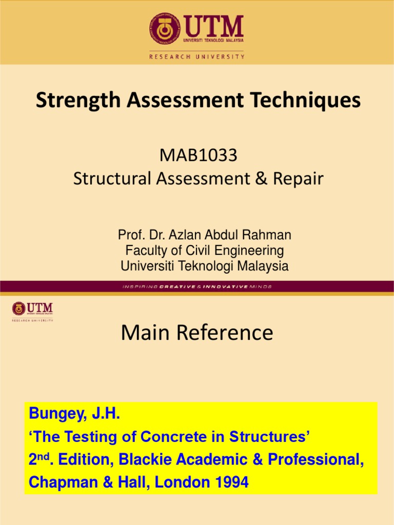 Strength Assessment of Concrete Structures | PDF