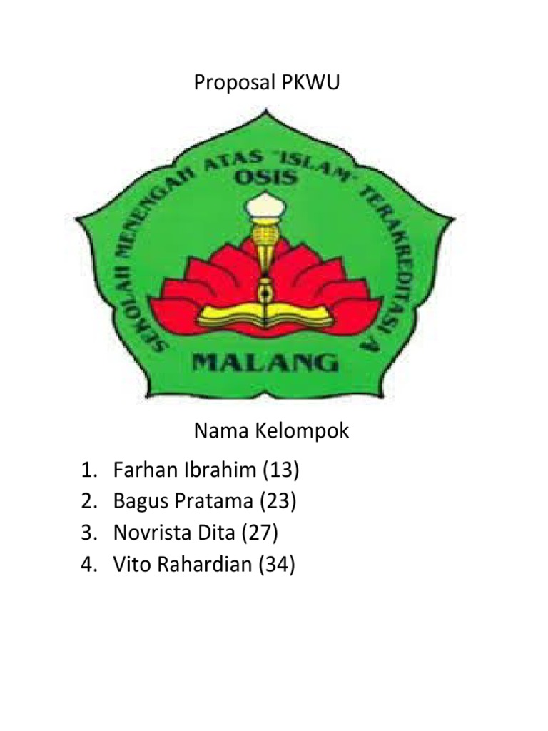 Proposal PKWU | PDF | Foods | Cuisine