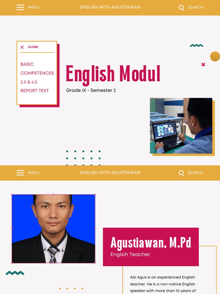 Modul Bahasa Inggris Kelas 9 - Report Text | PDF