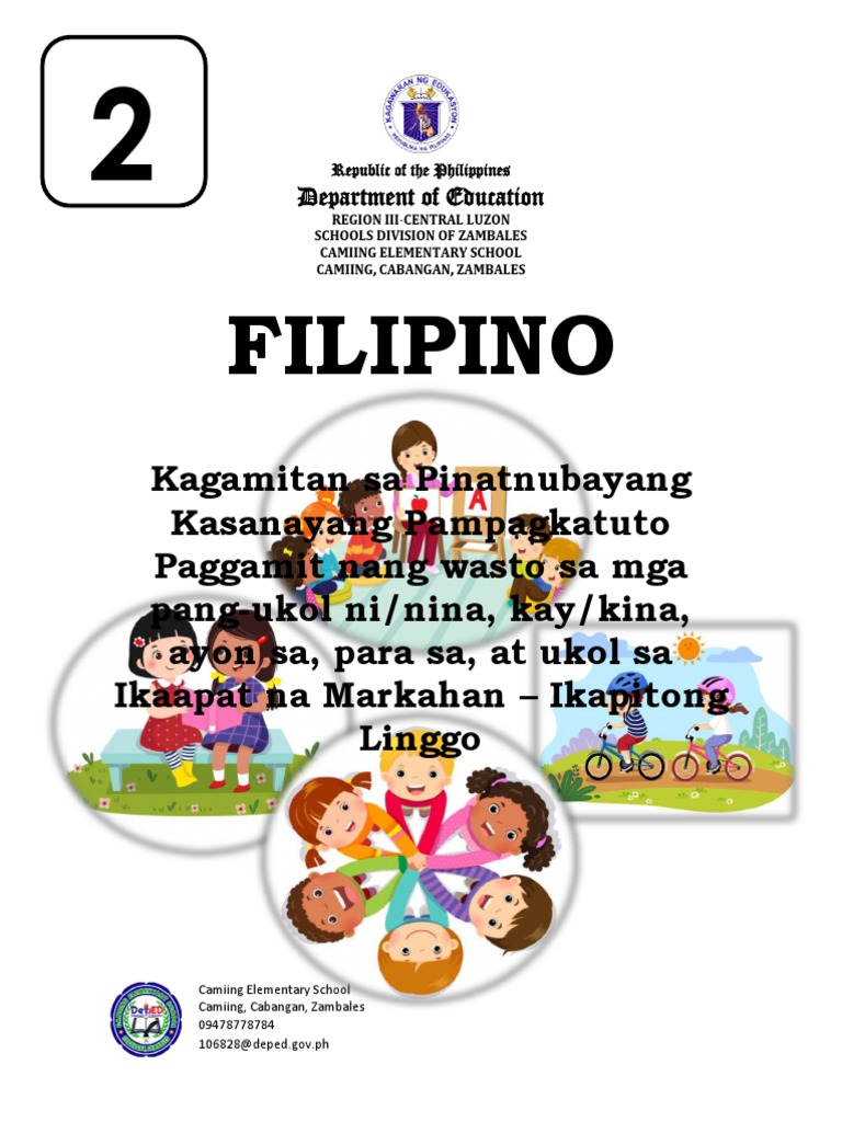 Glak Filipino 2 Pang Ukol | PDF