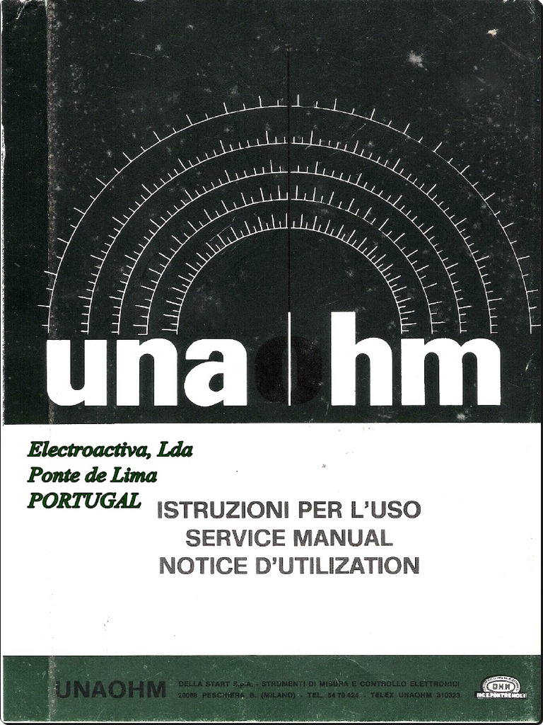 Unaohm r131 | PDF