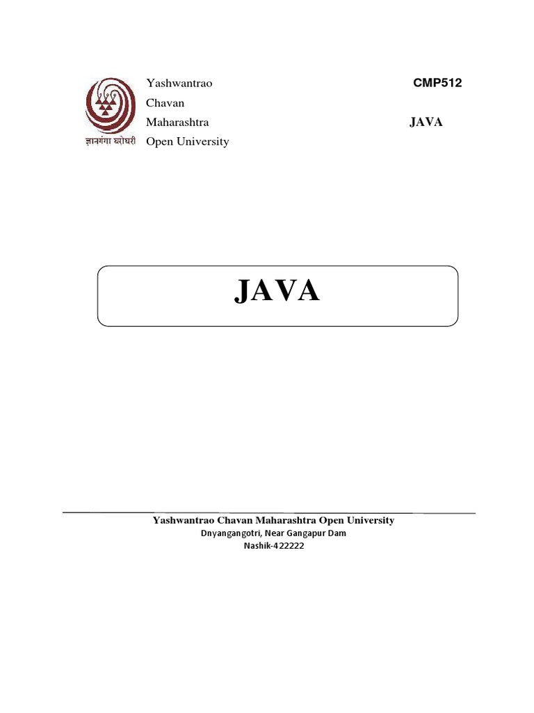 CMP 512-Java-R | PDF | Java Virtual Machine | Data Type