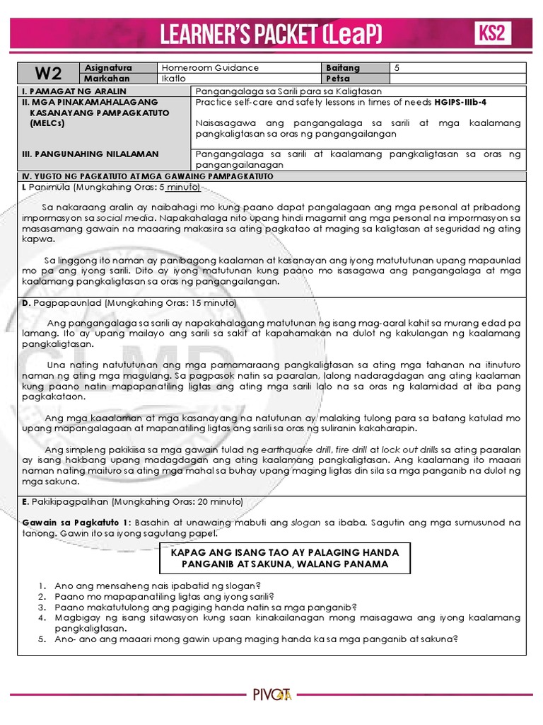 Q3-HGP-5-Week 2 | PDF