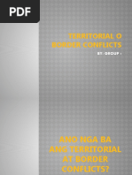 Mga Suliraning Teritoryal at Hangganan | PDF